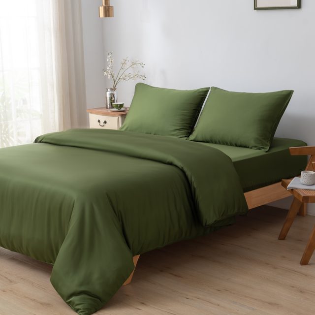 Duvet cover - Deep Moss - Premium - Boomba Bamboo
