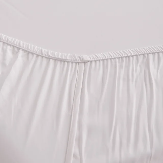 Coco White Bamboo Fitted Sheet 90x210 | Boomba Bamboo - Boomba Bamboo