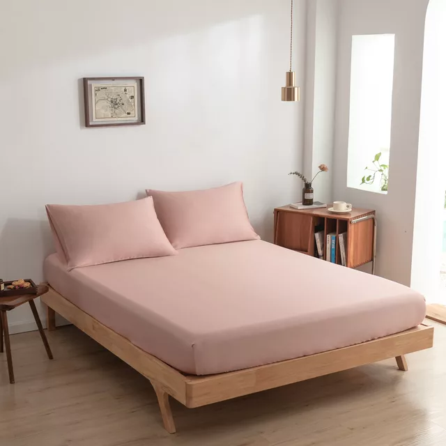 Fitted sheet - Cuddle Pink - Premium - Boomba Bamboo