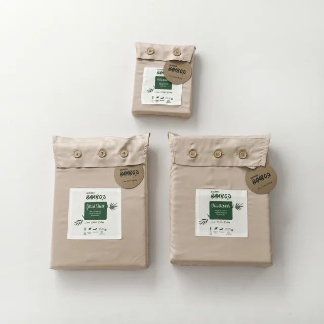 Fitted sheet - Soft Taupe - Premium - Boomba Bamboo