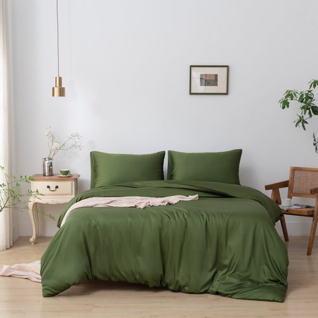 Duvet cover - Deep Moss - Premium - Boomba Bamboo