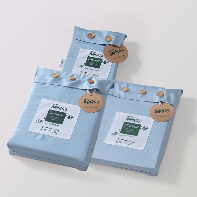 Juego de Cama Bambú Coco White Cama individual | Boomba - Boomba Bamboo
