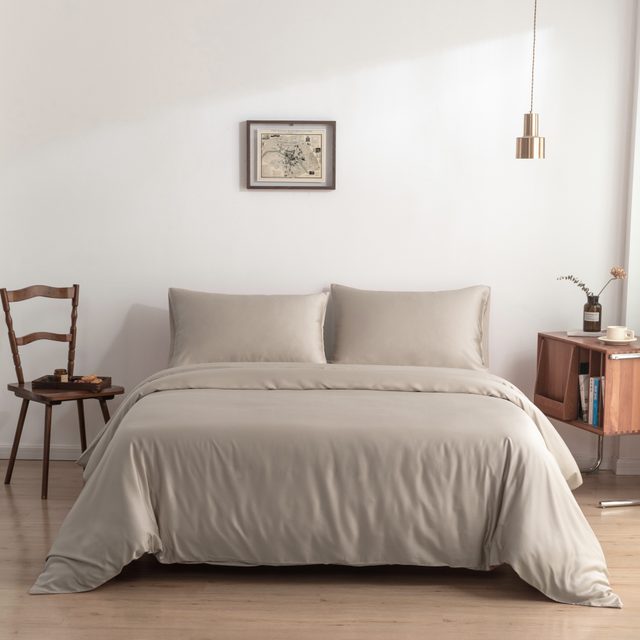 Dekbedovertrek - Soft Taupe - Premium - Boomba Bamboo