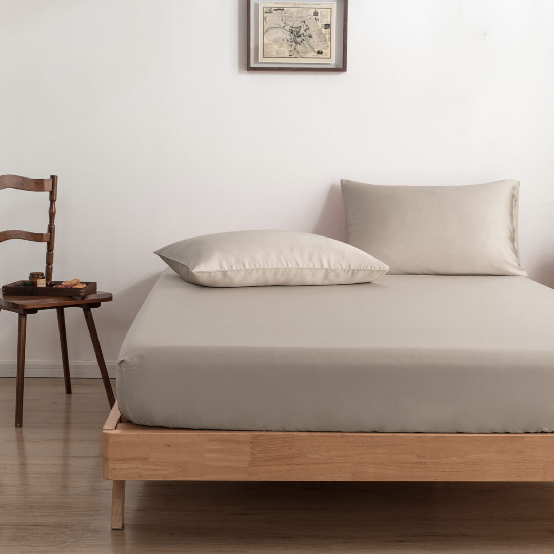 Bamboe kussenslopen Soft Taupe 40x80 – Ultiem comfort - Boomba Bamboo